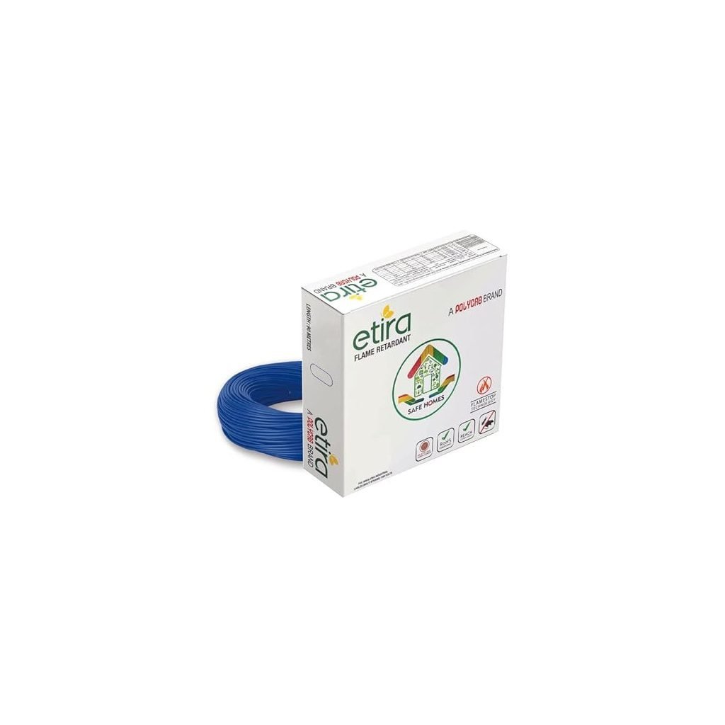 2.5Sqmm, Blue | POLYCAB ETIRA PVC INSULATED SINGLE CORE CABLE ...