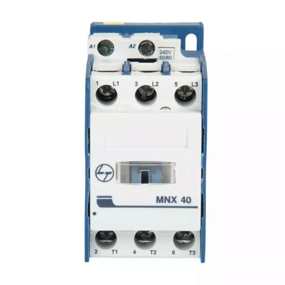 L&T MNX Contactor 40A 3P 415V AC, AC-3 220V Coil, 50/60 Hz | Reliable ...