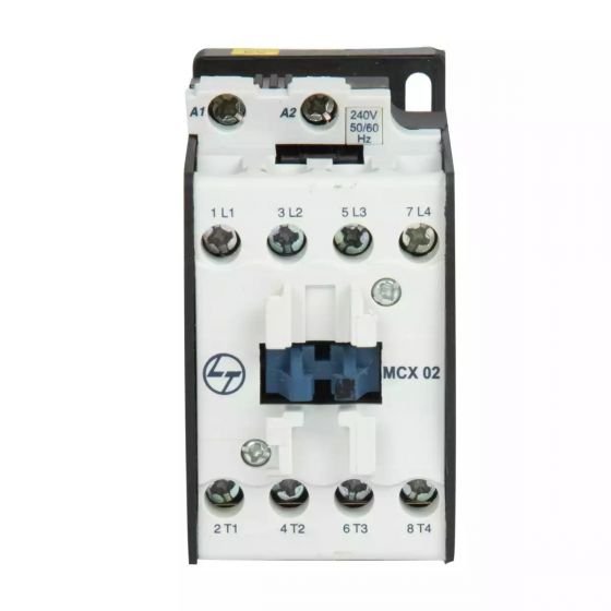 MCX Contactor 25A 4P 415V AC AC-1 240V AC Coil 50/60 Hz | L&T ...
