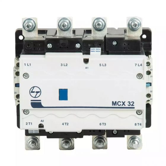 MCX Contactor 200A 4P 415V AC In Built 2NO+2NC AC-1 110V AC Coil 50/60 ...