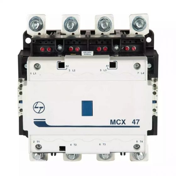 MCX Contactor 360A 4P 415V AC In Built 2NO+2NC AC-1 110V AC Coil 50/60 ...