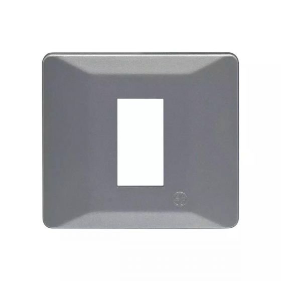 entice 1 module plate- Eco Grey | L&T - myelectric.in