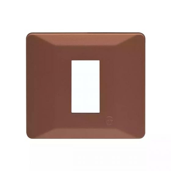 entice 1 module plate- Firestorm Orange | L&T - myelectric.in