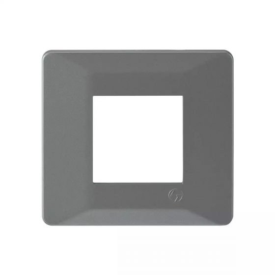 entice 3 module plate- Eco Grey | L&T - myelectric.in