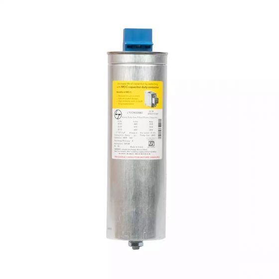Heavy Duty Gas filled Cylindrical Capacitor 25 kVAr 480 VAC | L&T - myelectric.in