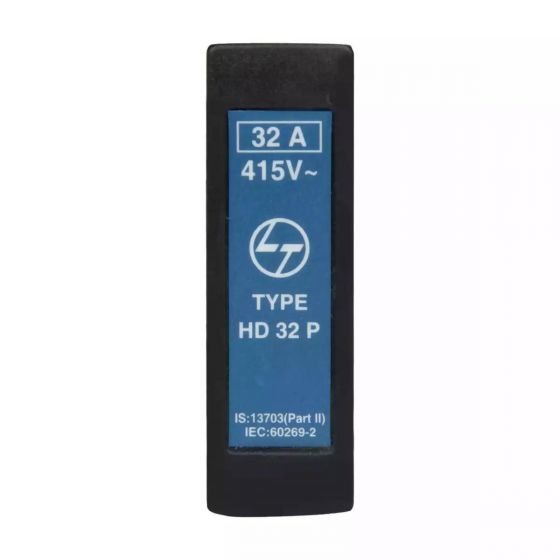 HD32P Bolted HRC fusebase 32A 415V AC Busbar Size F1 | L&T - myelectric.in