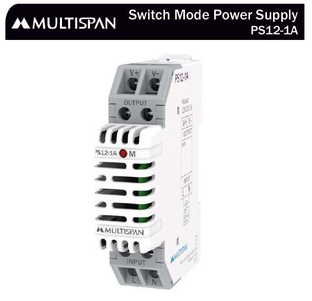 PS12-1A Power Supply 105 X 45X 110 MULTISPAN - myelectric.in